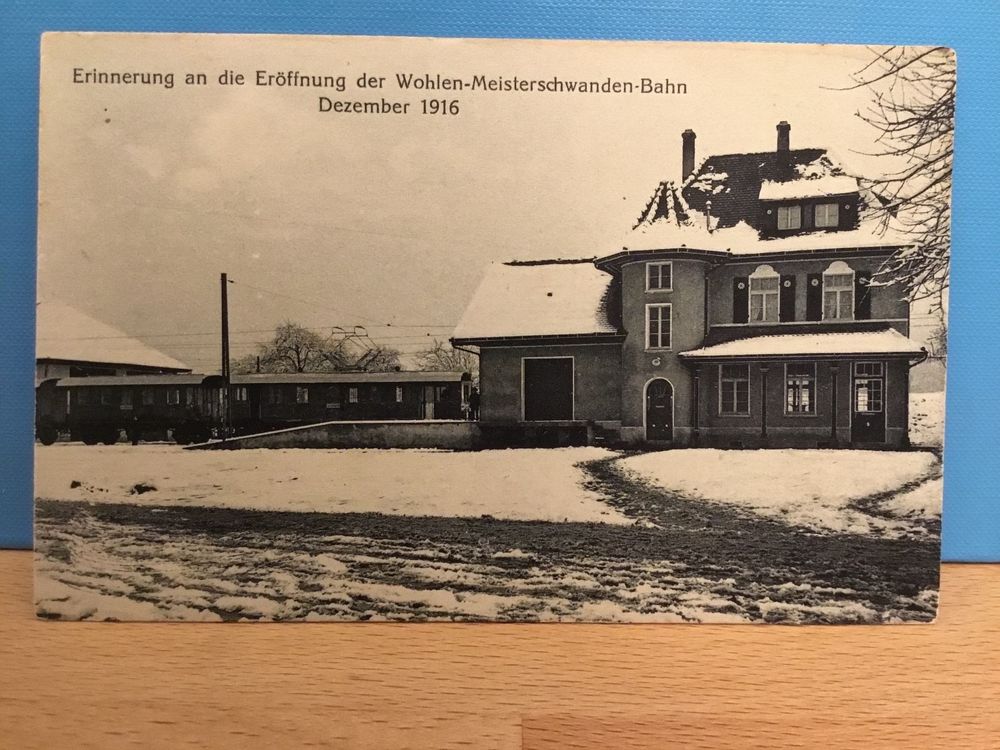 AK Wohlen Meisterschwanden Bahnhof Eisenbahn | Kaufen auf Ricardo