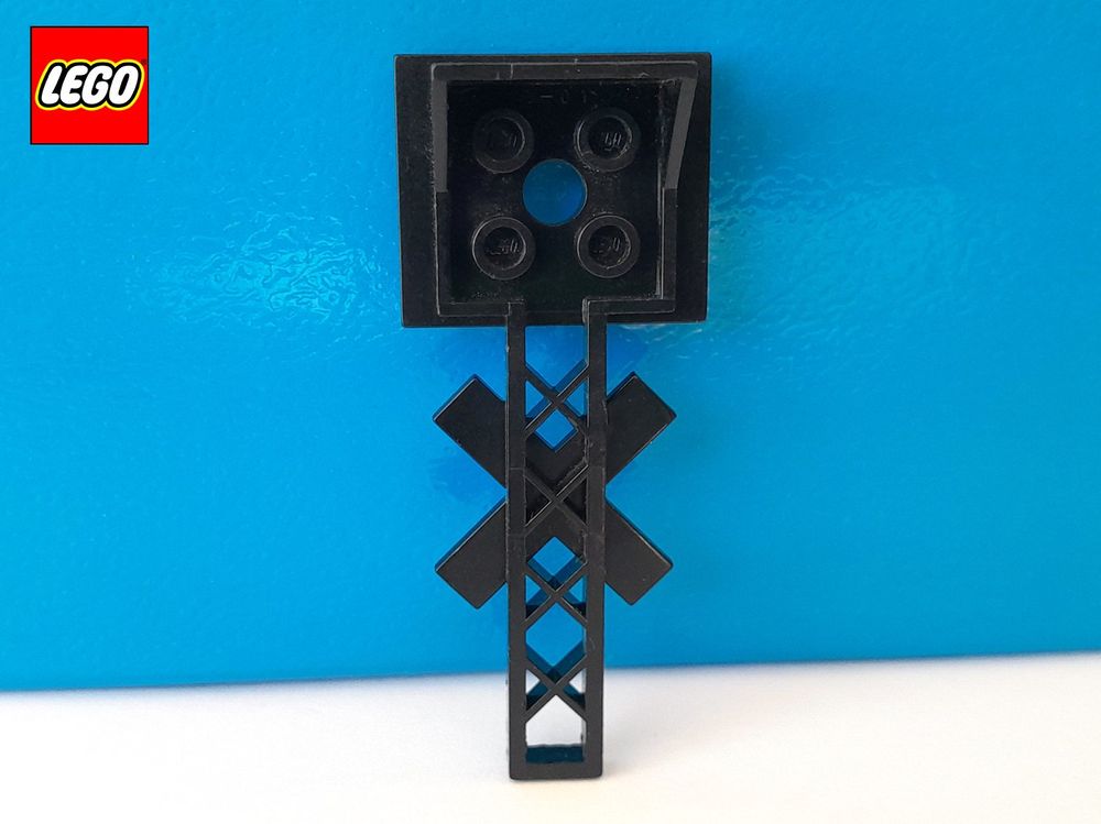 LEGO Bahnübergang Schild train level crossing sign 7866 1983 (Gebraucht ...