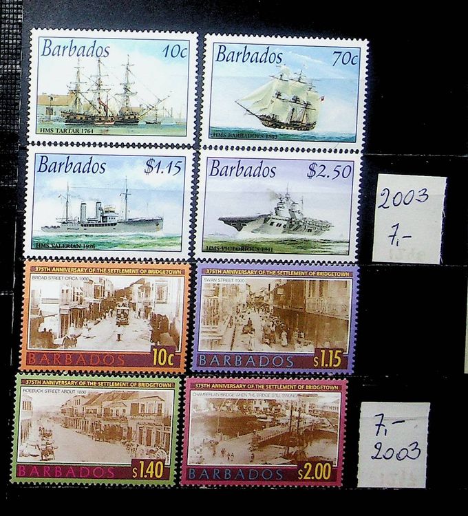 BARBADE 2 SÉRIES TIMBRES NEUFS** 2003. COTE 14.00/D75 | Kaufen auf Ricardo