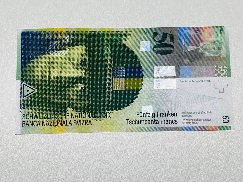 50.- Banknote bankfrisch + ungefalten 2012 Schweiz RAR (Neuf (Voir ...