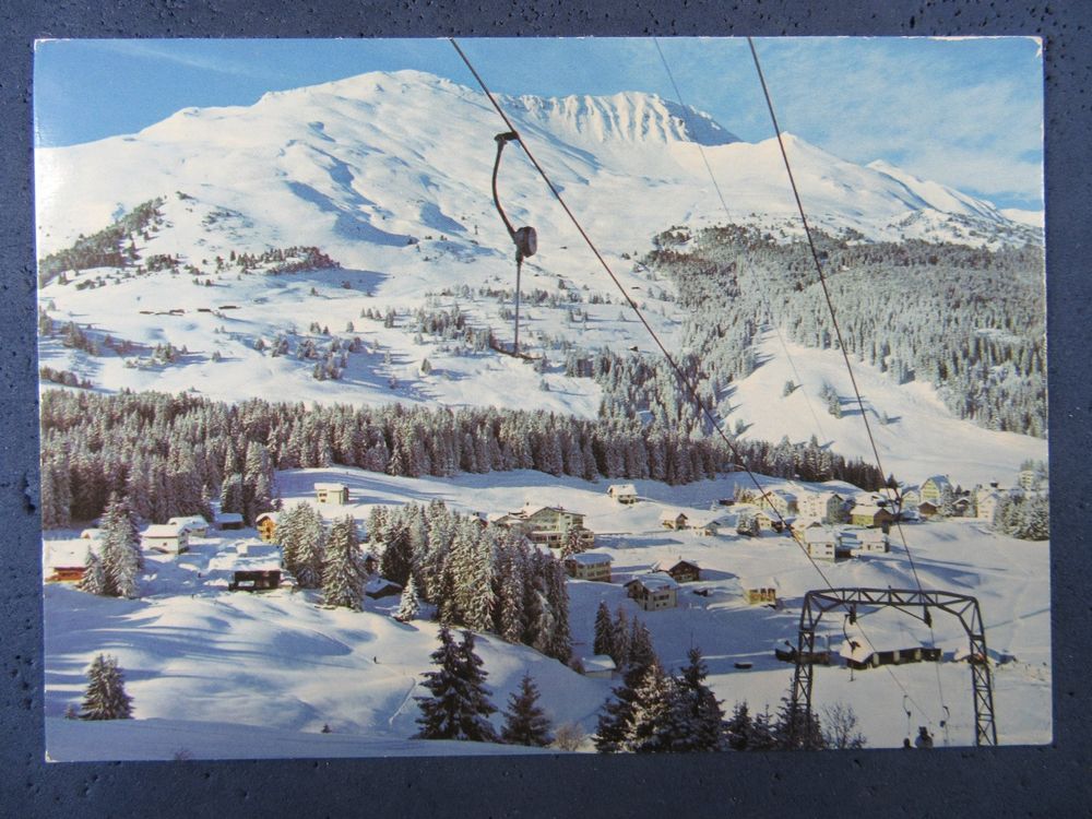 AK PARPAN 1511müM BÜGEL-SKI-LIFT SCHNEE 1973 GR | Kaufen auf Ricardo