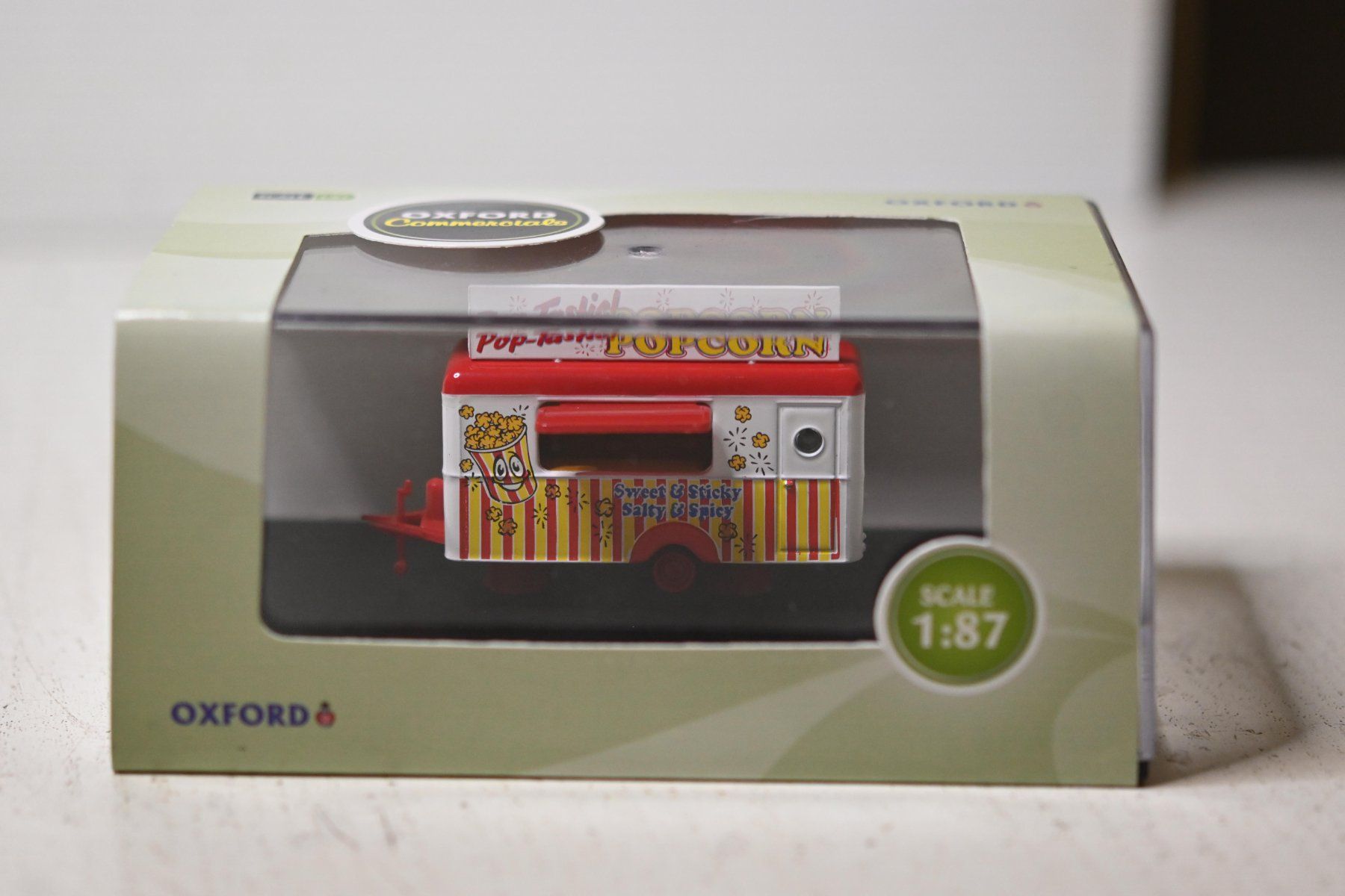 Oxford Commericals Popcorn Wagen 1:87 - Neuwertig! (Neu und ...