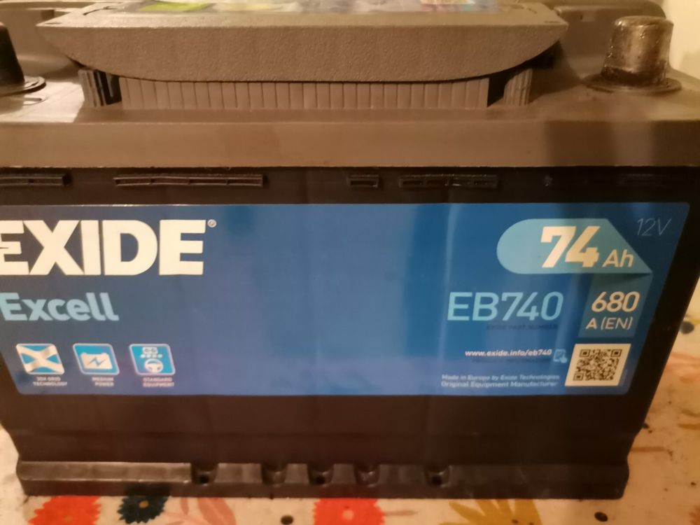 Exide EB740 Excell 74Ah Autobatterie | Kaufen auf Ricardo