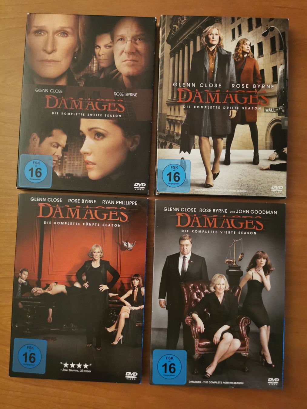 Serie Damages - Staffeln 2-5 DVD (Gebraucht) in Birmensdorf ZH für CHF 8 – mit Lieferung auf ...