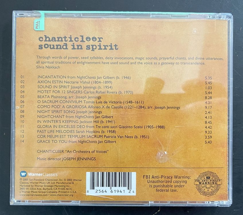 Chanticleer / Sound in Spirit - CD - Ungepackt | Kaufen auf Ricardo