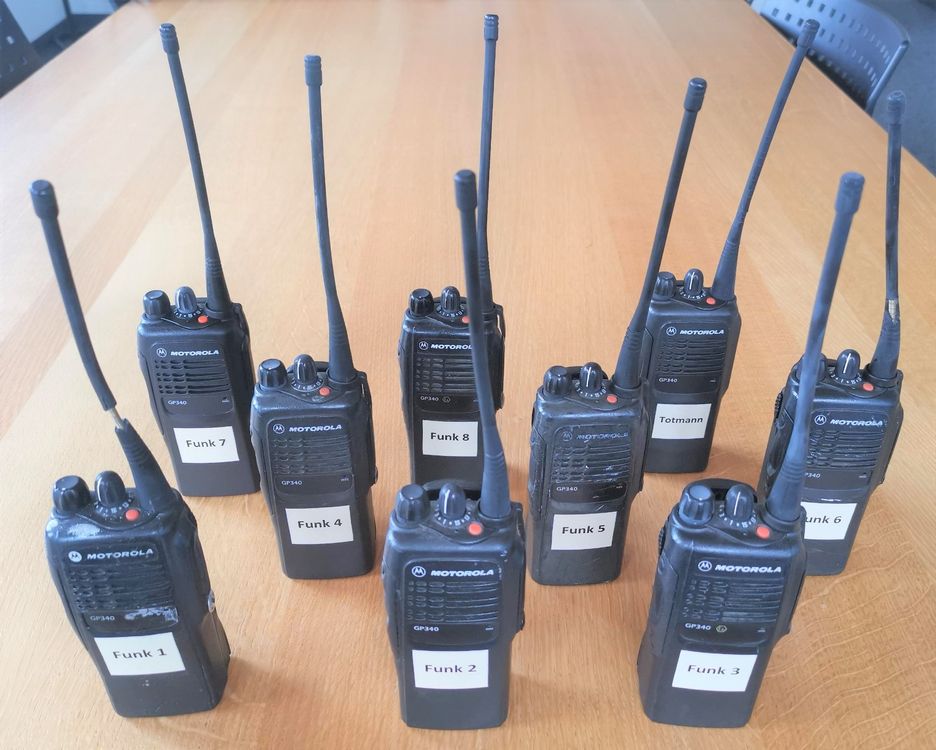 Gebrauchtes Funkgeräte - Set Motorola GP 340 Ex UHF (Gebraucht) in ...