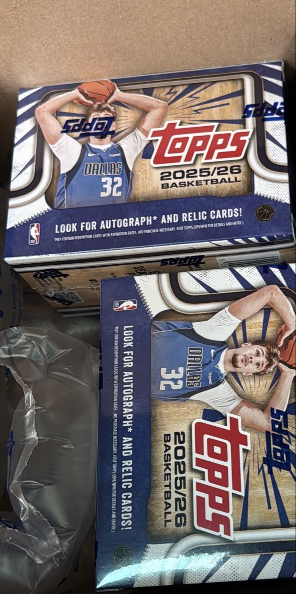 Topps Basketball 2025/26 Box! Autogramme & Relics! (Neu und ...