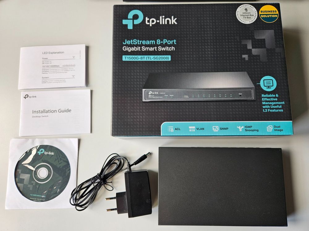 TP-Link JetStream 8-Port Gigabit Smart Switch T1500G-8T (Gebraucht) in ...