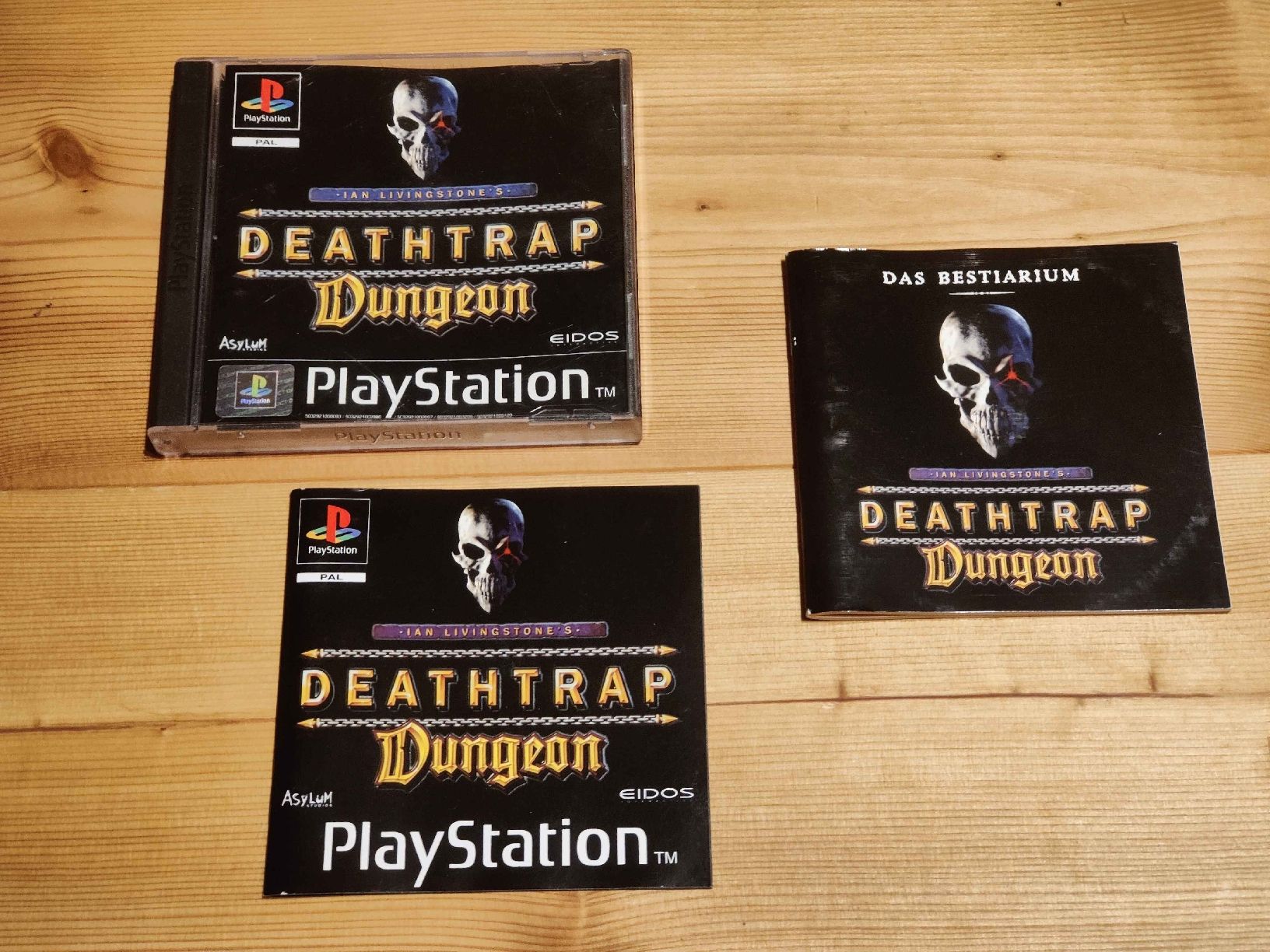 Deathtrap Dungeon Playstation 1 - Komplett mit Bestiarium (Gebraucht ...