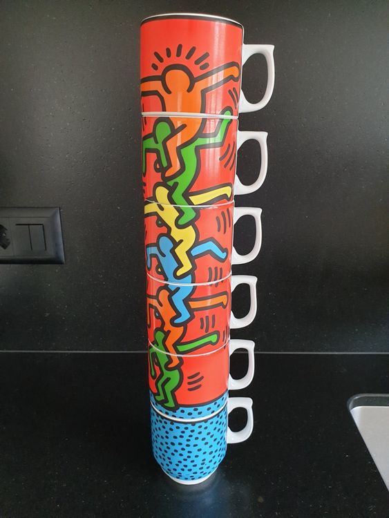 Keith Haring Tassen - Stack Men, 6 Stück (Gebraucht) in Schindellegi ...