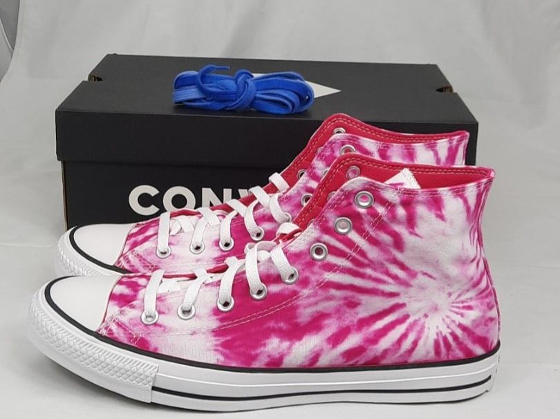 CONVERSE Chuck Taylor All-Star Hi Pink Game Royal Gr. 46 (Neu und ...