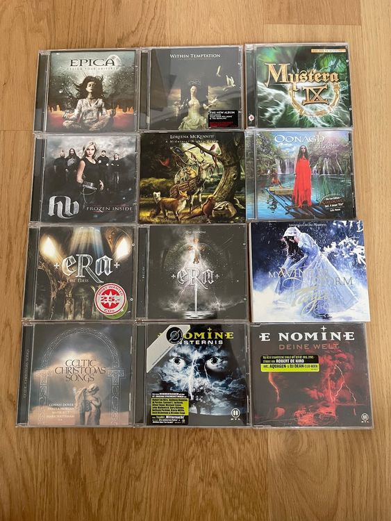 12x CD Sammlung/Alben ERA HB OONAGH EPICA E Nomine MYSTERA (Gebraucht ...