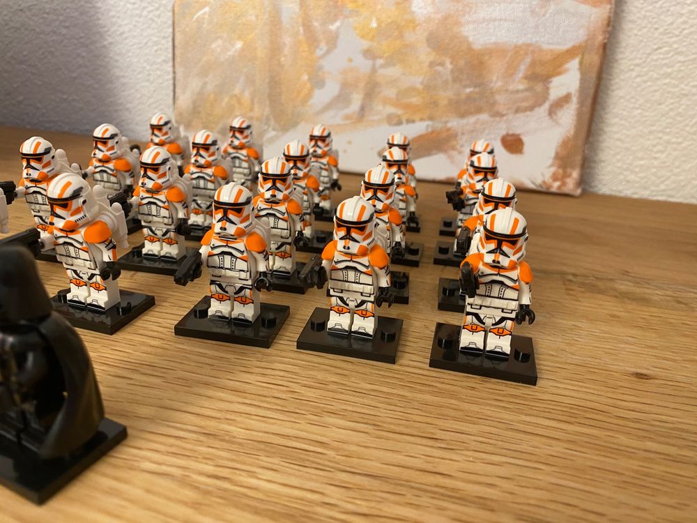 21 Figuren | Star Wars | Trooper Orange | Clone für Lego | Kaufen auf ...