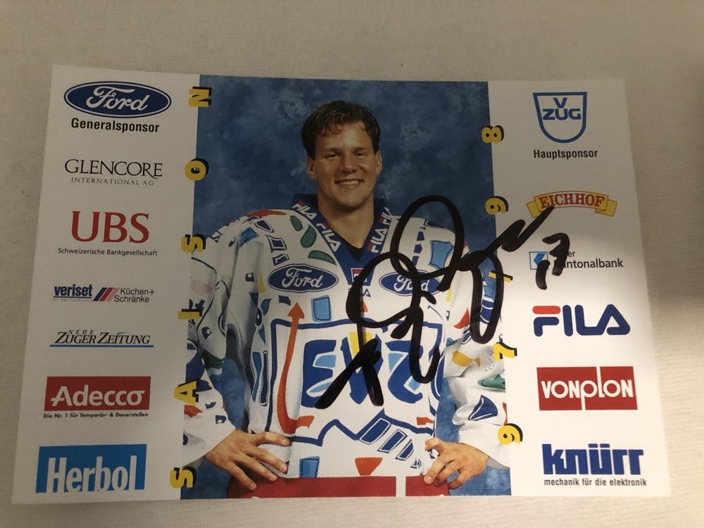 Daniel Giger EVZ Autogrammkarte (Gebraucht) in Meierskappel für CHF 1 ...