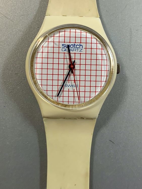 Swatch*GW100*TENNIS GRID*VINTAGE*1983*Back Code783 *RARITÄT | Kaufen ...
