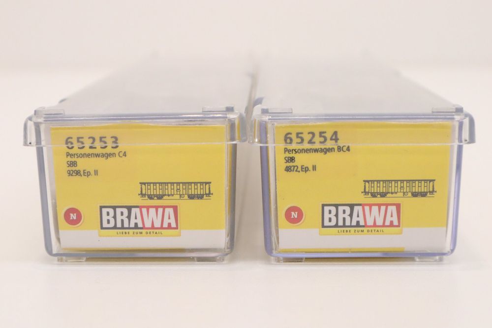 Brawa 65253 + 65254 SBB C4 9298, BC 4 8472, DC Spur N (Gebraucht) in Basel für CHF 50 – mit ...