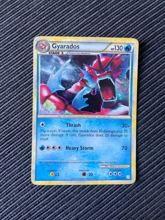 Pokemon Gyarados Holo Secret Rare Heartgold Soulsilver (Gebraucht) in ...