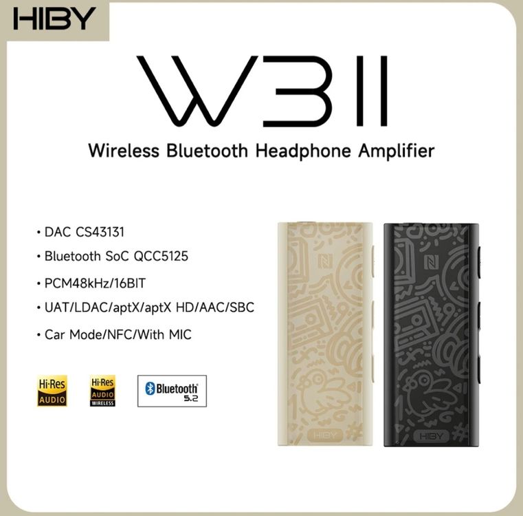 Hiby W3II wireless DAC/amp | Kaufen auf Ricardo