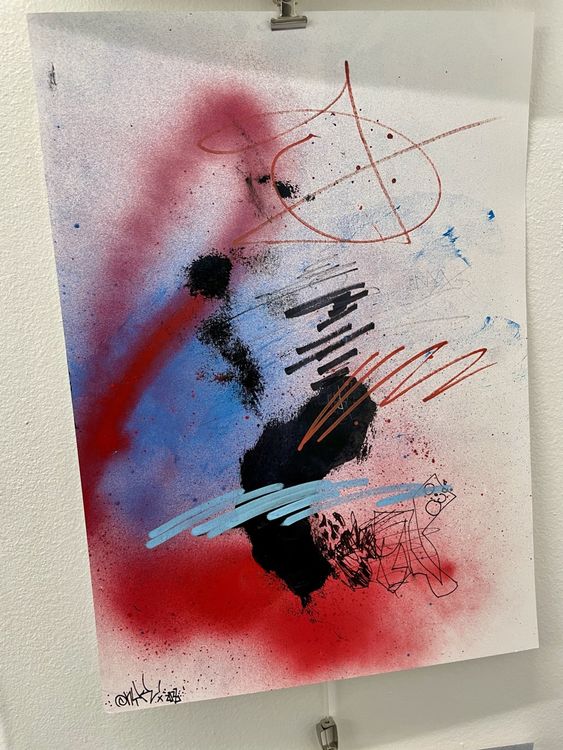 ONYX - Graffiti / Urban Art Original Acrylbild auf Papier 20 | Kaufen ...