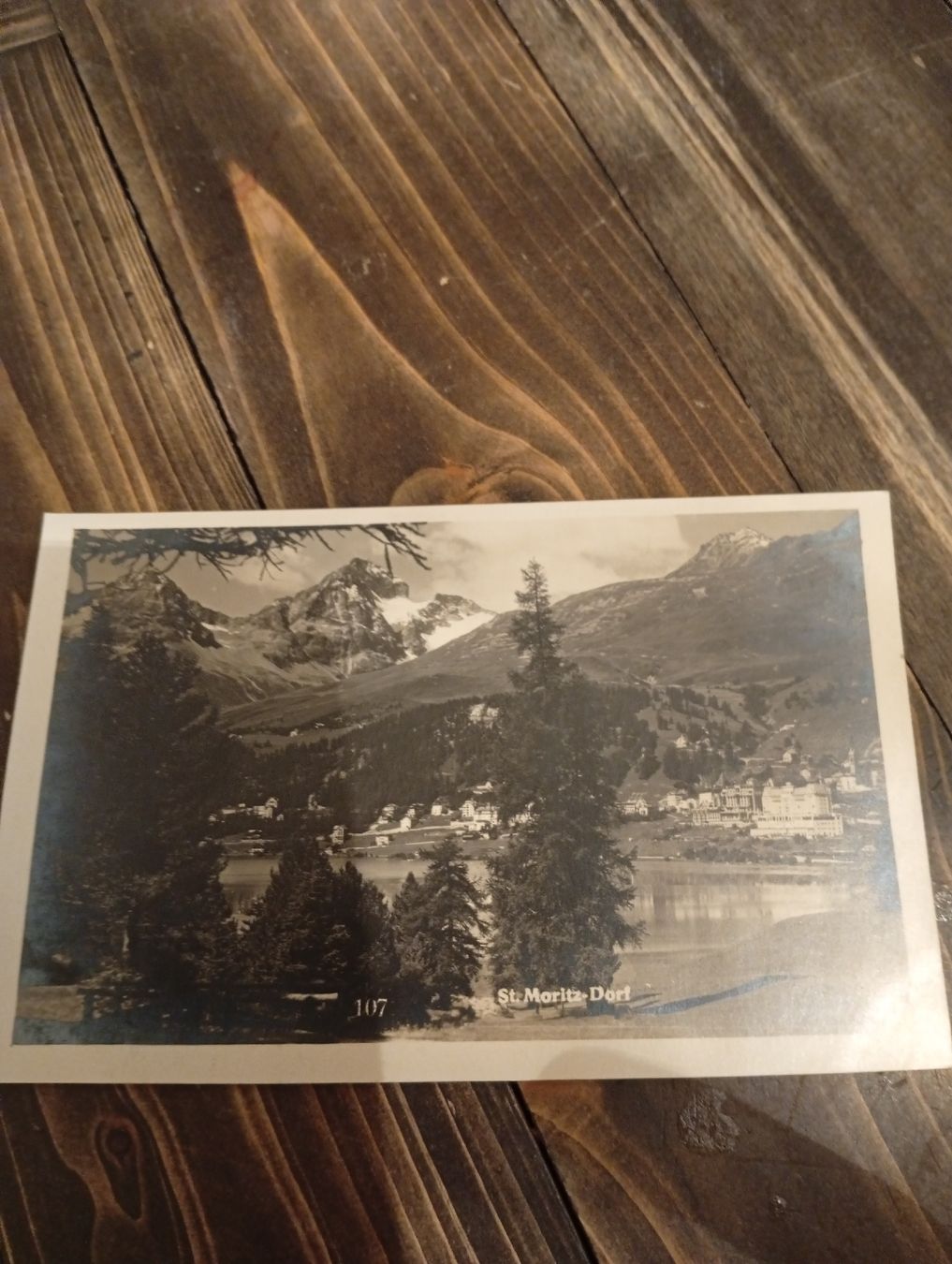 Antike Postkarte von St. Moritz Dorf, Graubünden, Top! (Gebraucht) in ...