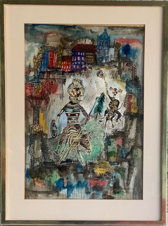 Romolo Esposito(1913-1991) grosses Mischtechnik | Kaufen auf Ricardo