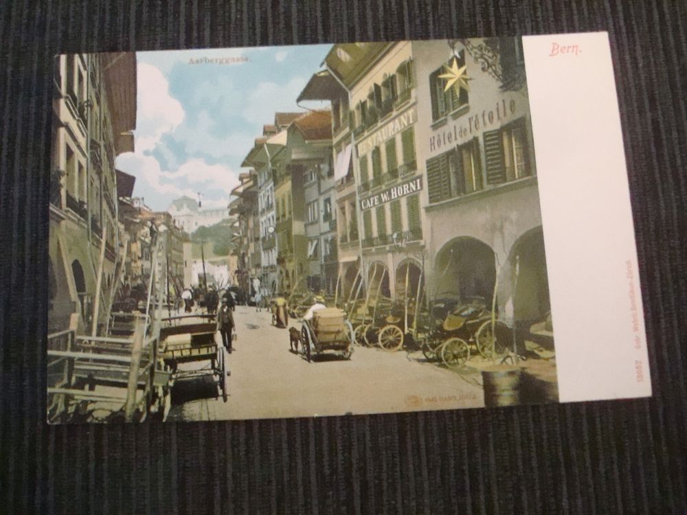 AK Antik Bern - Aarbergergasse - Ungelaufen (Gebraucht) in Neuenegg für CHF 3.8 – mit Lieferung ...