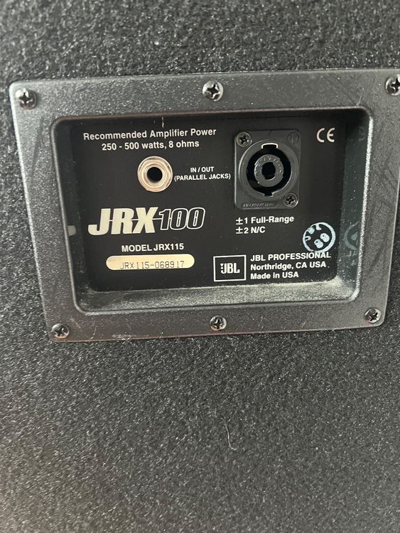 2 JBL JRX 100 Fullrange passiv Boxen (Gebraucht) in Rorschach für CHF 300 – nur Abholung auf ...