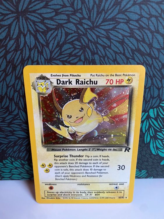 Dark Raichu Team Rocket (Gebraucht) in für CHF 47 – mit Lieferung auf ...