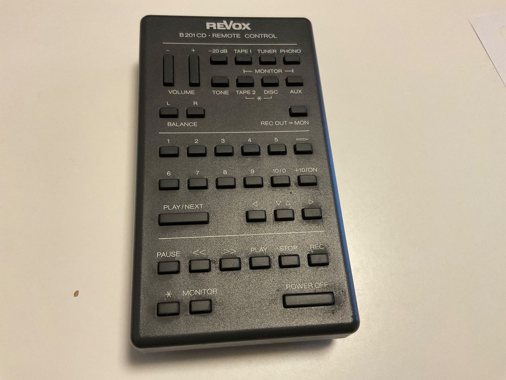 ReVox B 201 Remote Control | Kaufen auf Ricardo