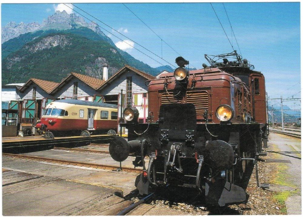 AK Triebfahrzeuge der SBB im Depot Erstfeld (Gebraucht) in Zürich für CHF 1.5 – mit Lieferung ...