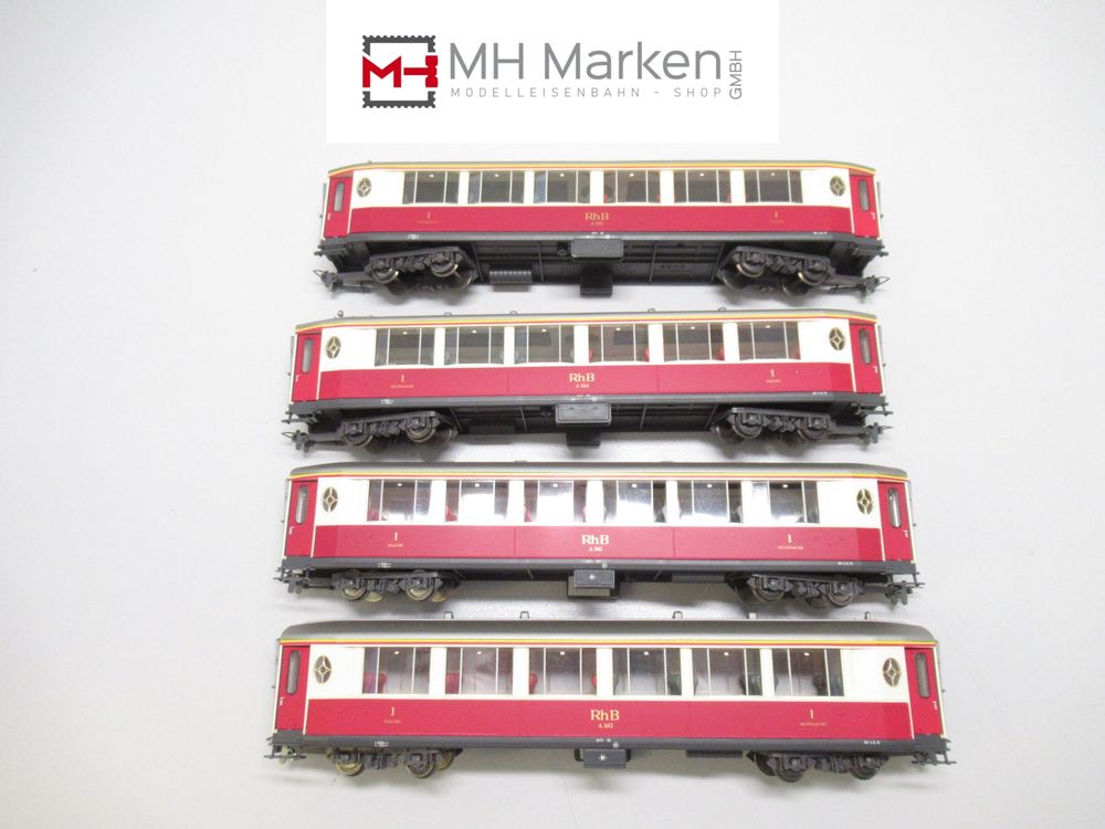 Bemo 3272/S Salonwagen der RhB 4 Teilig DC/GS H0m | Kaufen auf Ricardo