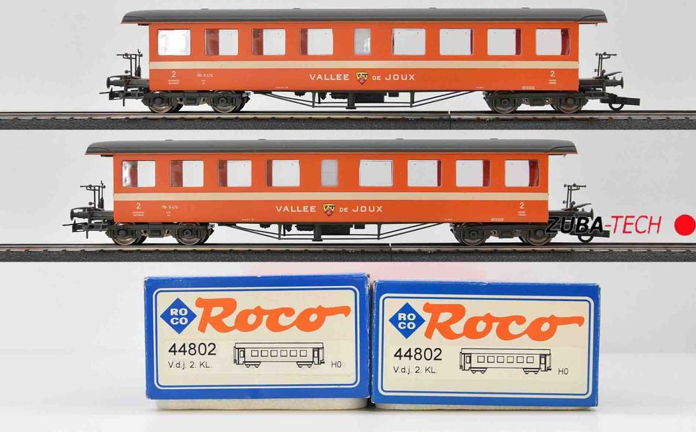 2x Roco 44802 PBr Plattformwagen 2Kl GS OVP | Kaufen auf Ricardo