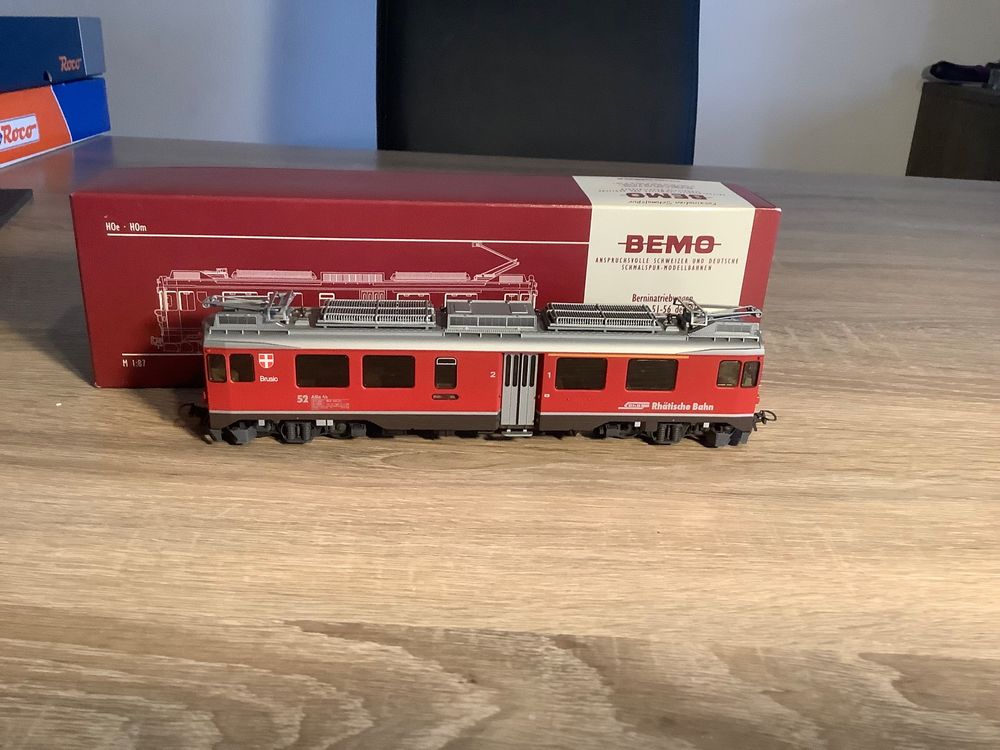 Bemo 1269 102 : RhB ABe 4/4 52 « Brusio », GS analog, neu (Neu (gemäss ...