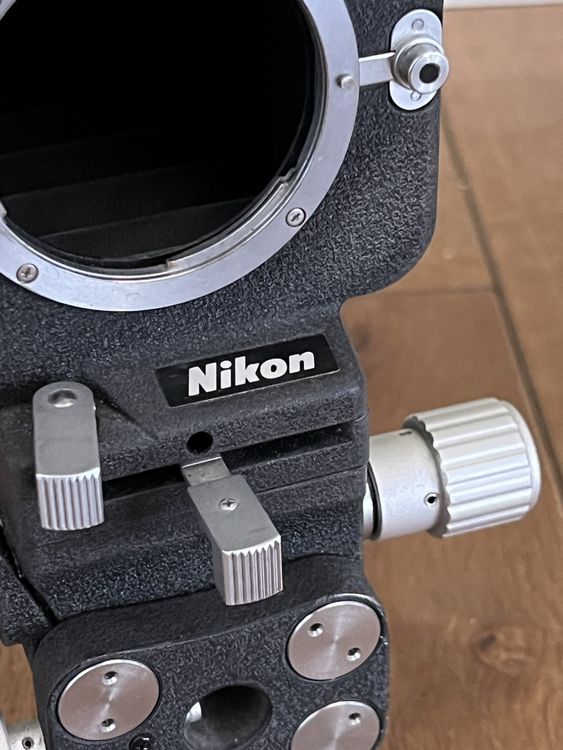 Nikon PB-4 Balgengerät Rarität mechanisches Präzisionsgerät (Gebraucht ...
