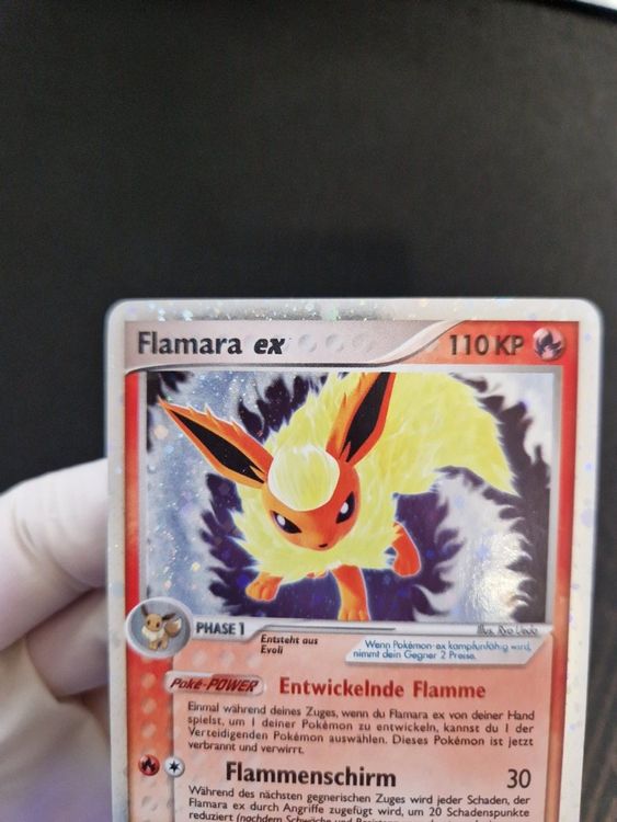 Flamara / Flareon ex Delta Species Pokemon Karte (Gebraucht) in ...