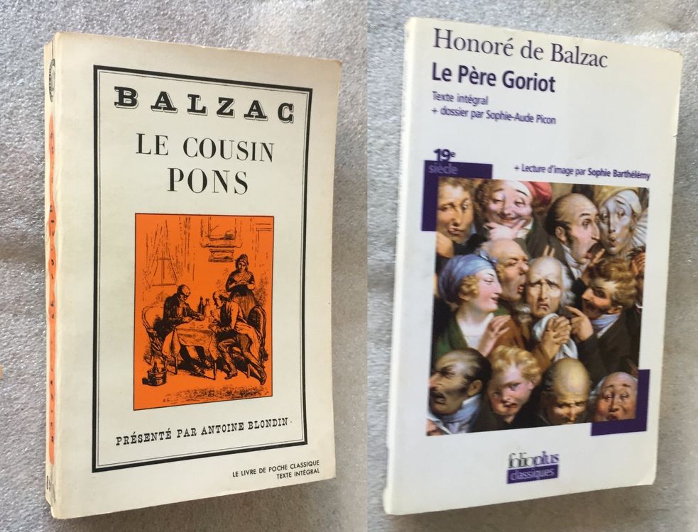 2 livres Honoré de Balzac : Le Cousin Pons / Le Père Goriot (Gebraucht ...