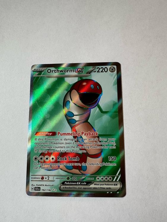 Pokémon Orthworm Ex 162/142 stellar crown ab 1 | Kaufen auf Ricardo