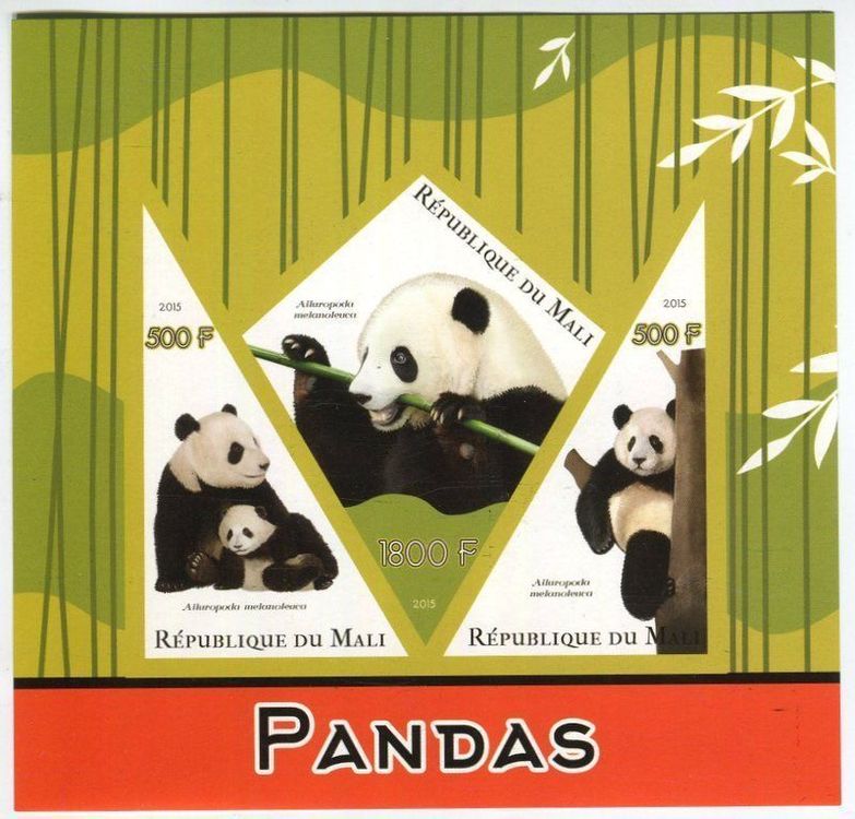 Block "Grosse Panda". Mali | Kaufen auf Ricardo