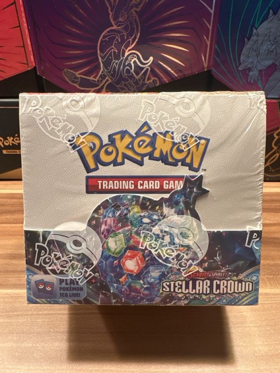 Pokémon S&V, Stellar Crown Display, Seald 🇬🇧 (Neu (gemäss Beschreibung ...