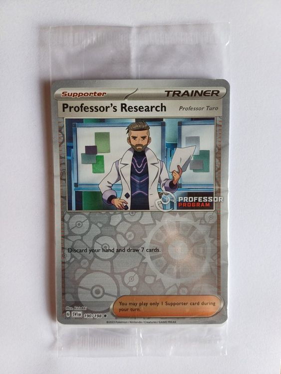 Professor's Reserach (Professor Program Promo) 2 Karten (Neu und ...