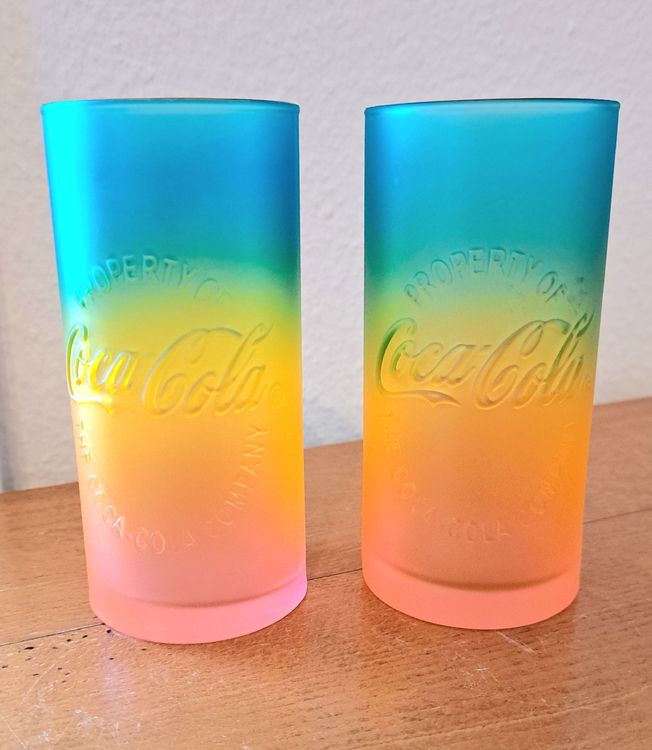 2 Verres Coca-Cola Rainbow Arc Edition Limitée | Kaufen auf Ricardo