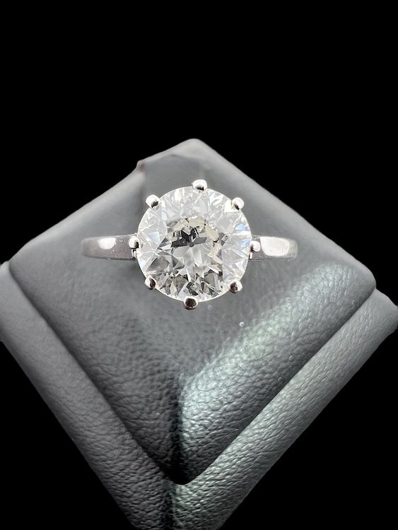 Solitär 0.95ct Diamant Ring 18k Weissgold Grösse 49 *S535 | Kaufen auf Ricardo