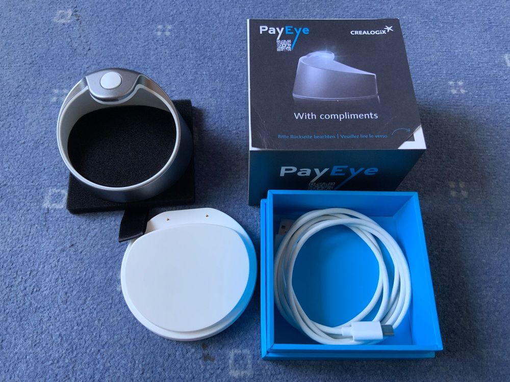 Crealogix PayEye – Swiss QR Code Reader mit Ladestation (Gebraucht) in ...