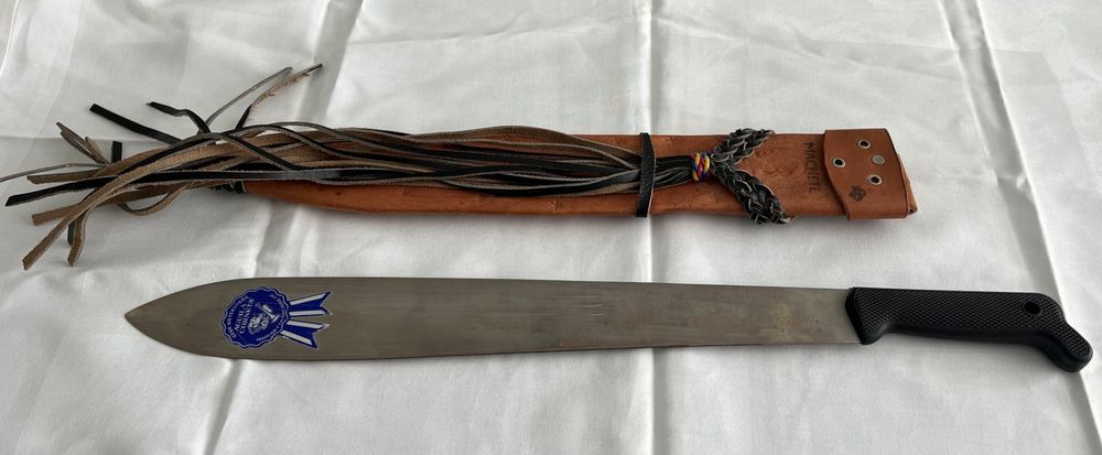 Machete, Buschmesser mit Macheten Scheide Leder (Neu (gemäss ...