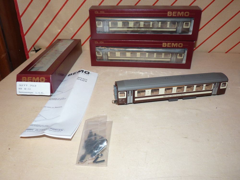 Personenzug der BOB Spur H0m Bemo (Neu und originalverpackt) in Rudolfstetten für CHF 135 – mit ...