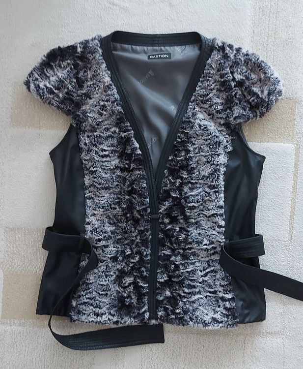 Webpelzgilet / Weste "Bastion Collection" Gr. 42 (Neu (gemäss ...