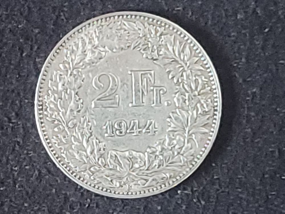 2 Franken Silber 1944 | Kaufen auf Ricardo