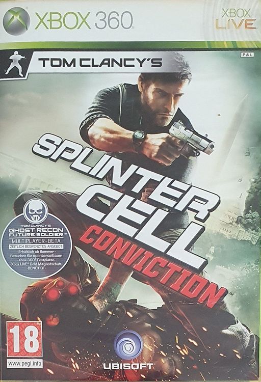 Microsoft XBOX 360 Game (XB360) Spinter Cell Conviction (Gebraucht) in ...