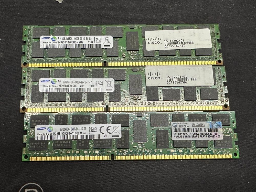 Samsung 3 x 8 Gb DDR3 Ram (Gebraucht) in Au SG für CHF 5 – mit ...