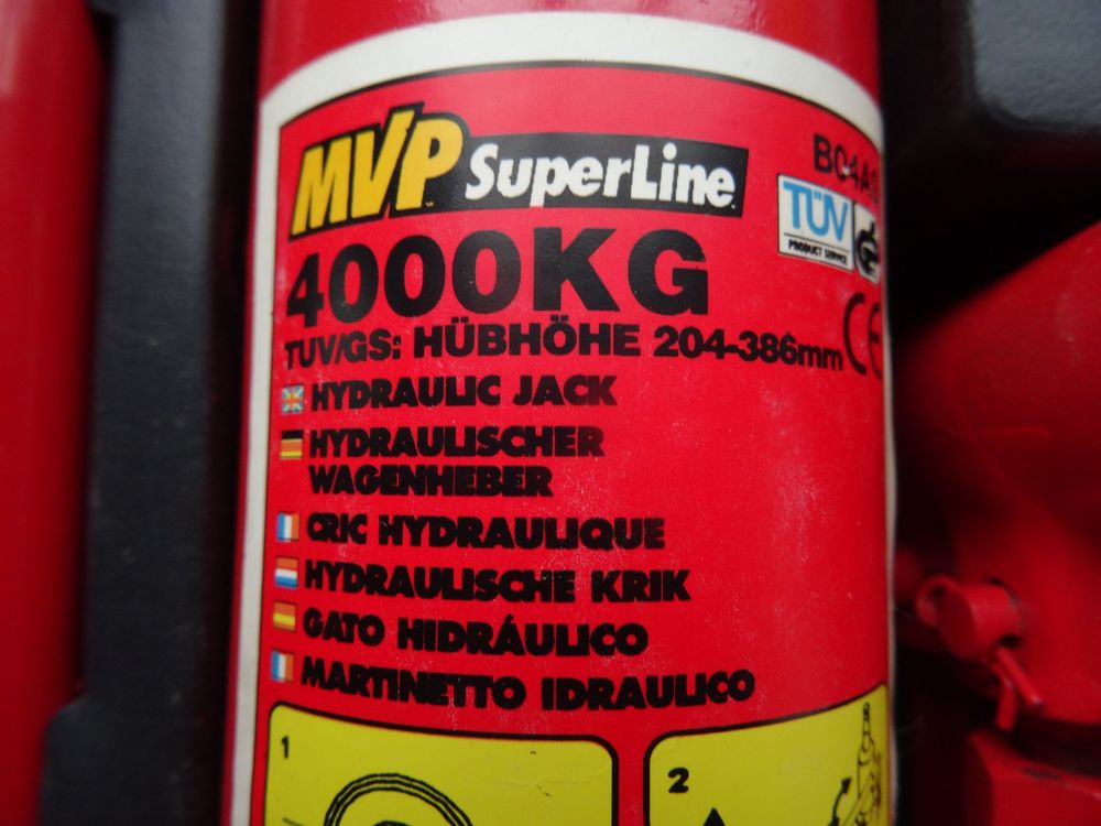 Wagenheber 4000 Kilo MVP Superline Neu Neu (Neu und originalverpackt) in Oberrüti für CHF 14 ...